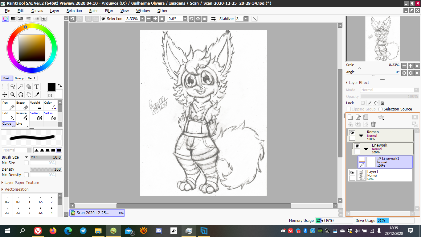 Macacão Azul, Meias Roxas - Cantinho do Romeo